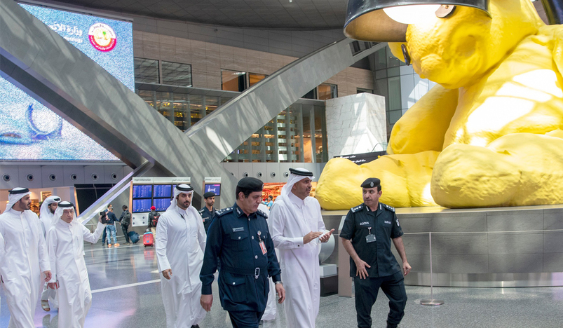 PM visits HIA and Doha International Airport