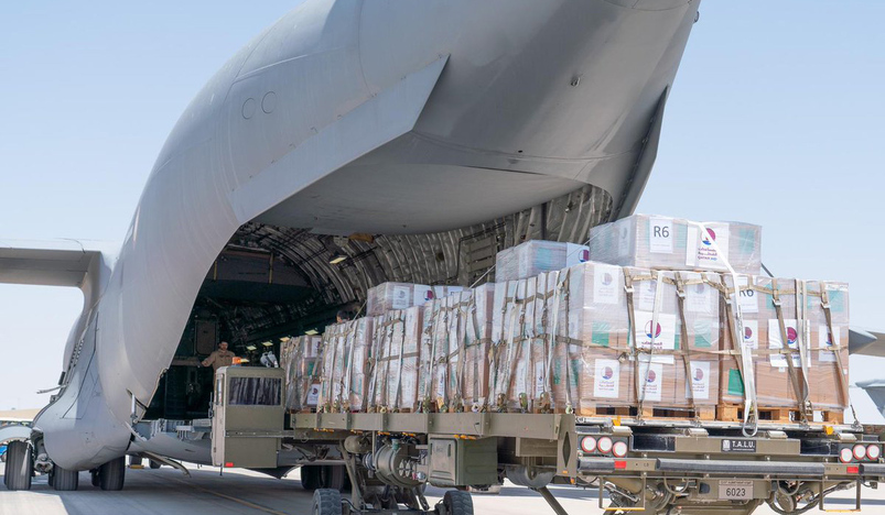 Qatari Aircraft Arrives in Port Sudan Carrying Aid