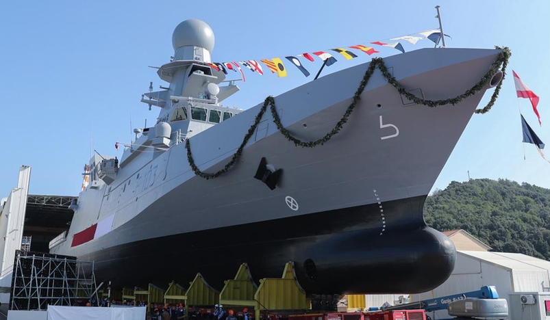 Amiri Naval Forces Inaugurates Al Khor Corvette in Italy