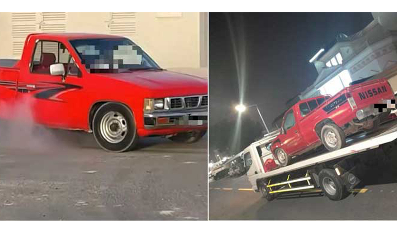 Vehicle seized for drifting in residential area